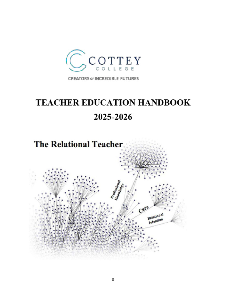 2025 2026 Teacher Education Handbook | PDF | Teachers | Pedagogy