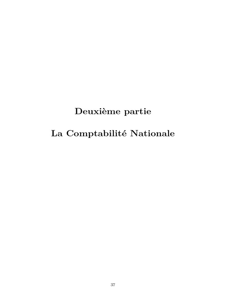 Chap 3 - Introduction À La Comptabilité Nationale | PDF | Économie ...