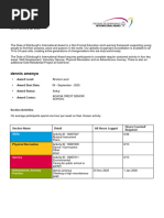 DofE Volunteering Activity Log Template | PDF