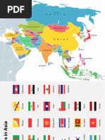 Asian Countries, Capitals, and Flags | PDF