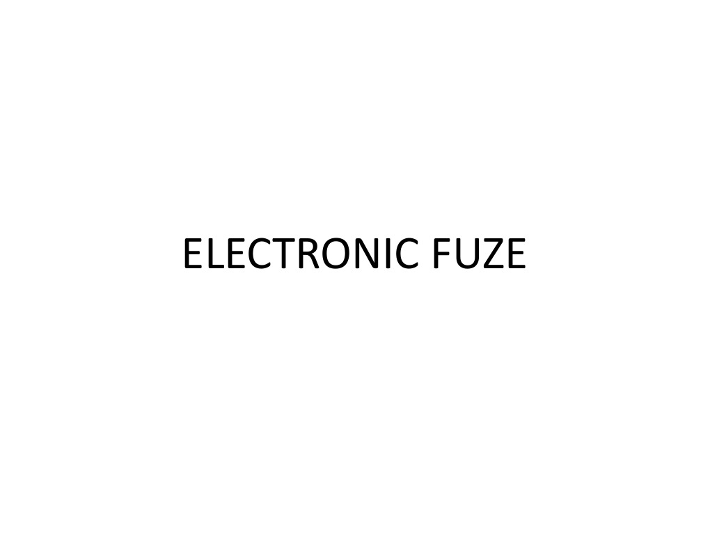 Electronic Fuze | PDF | Fuze | Radio