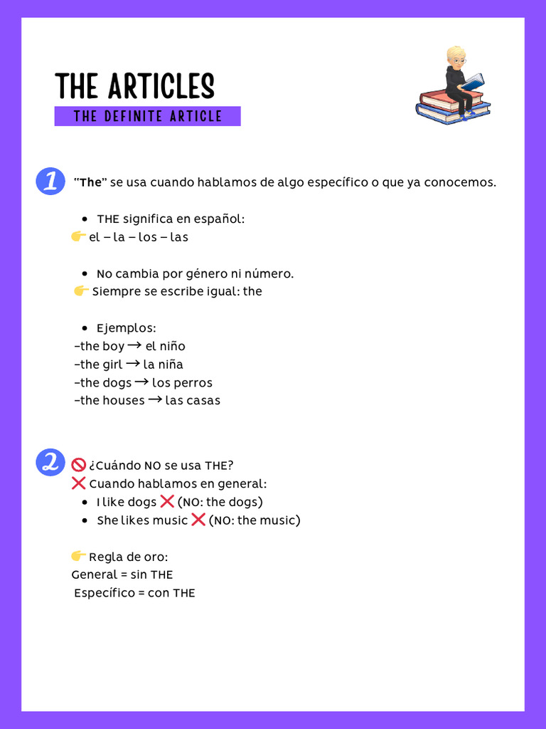 Definite Article The | PDF