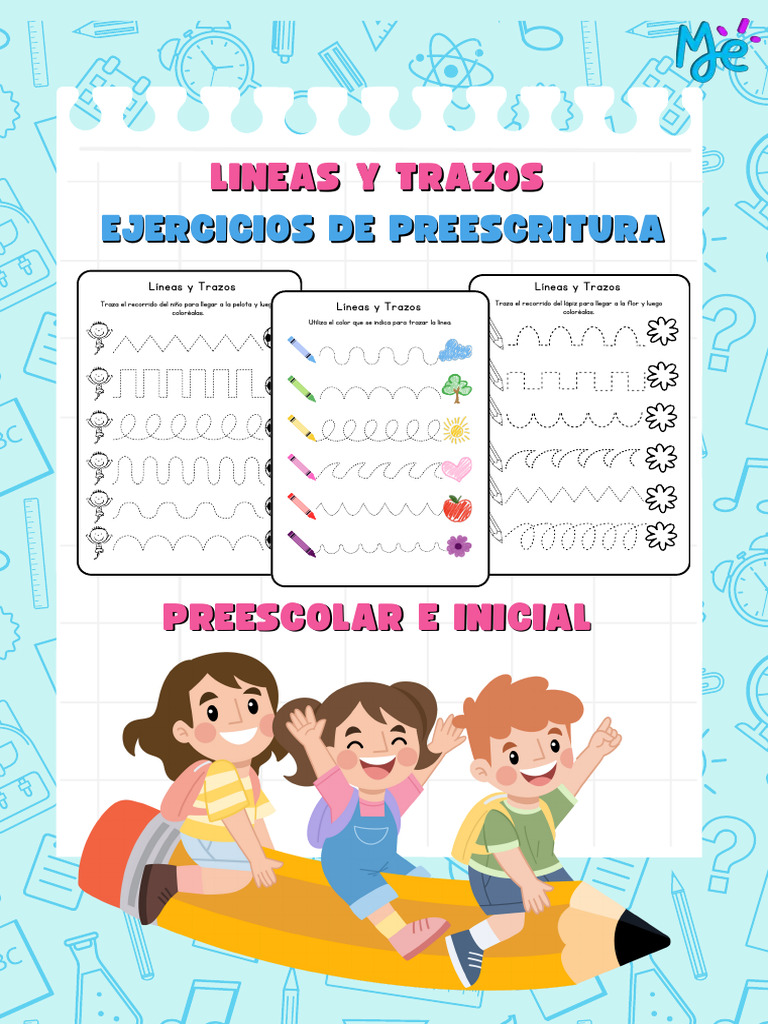Ejercicios de Lineas y Trazos Caligrafia | PDF