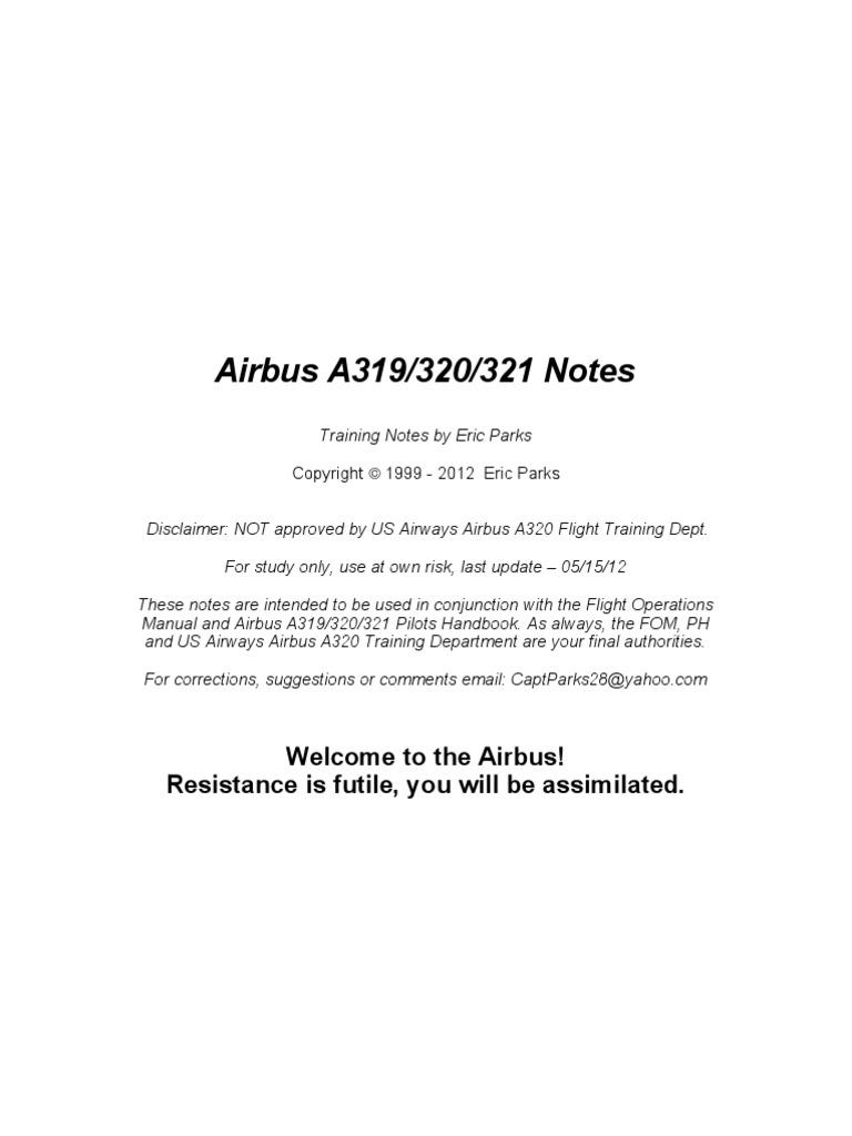 Airbus Notes | PDF | Mechanical Fan | Pump