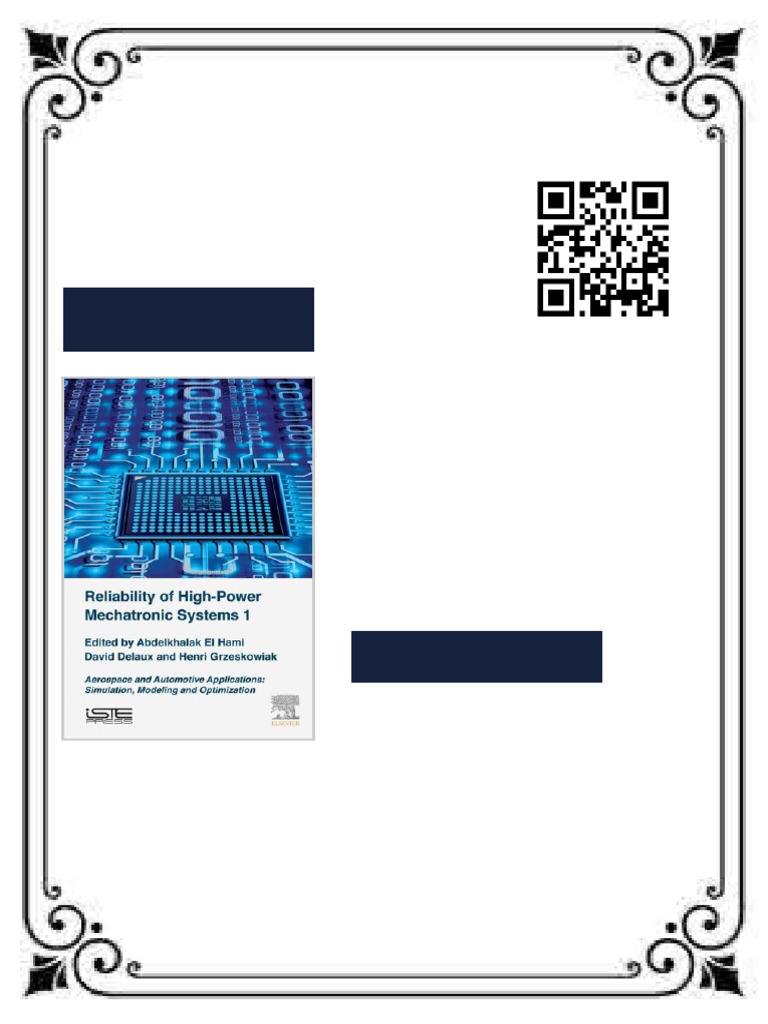Reliability Of High Power Mechatronics Systems 1 Abdelkhalak El Hami ...