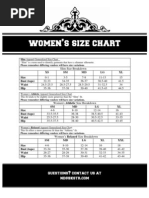 Target Size Chart | PDF