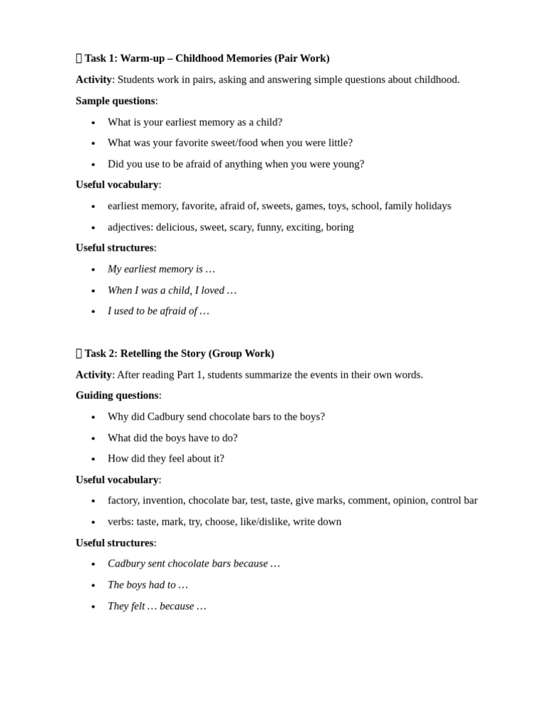 2b. Speaking Tasks | PDF
