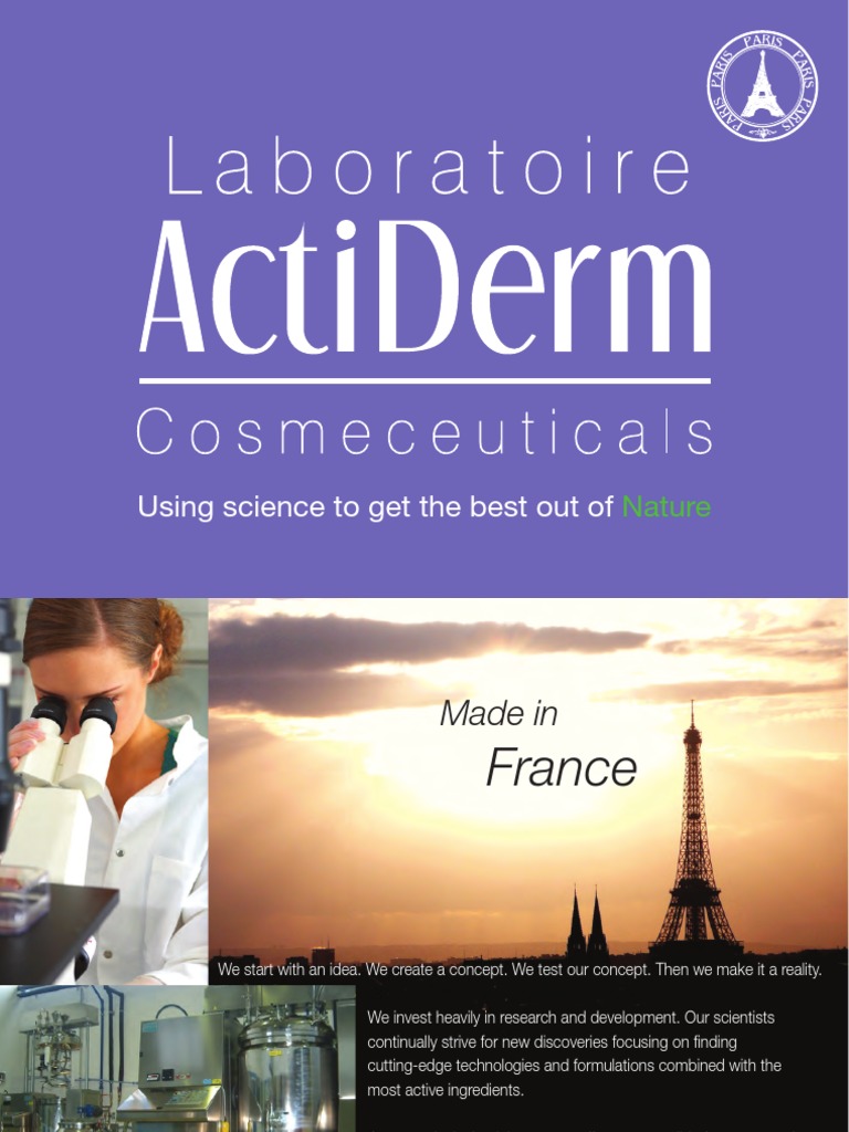 Actiderm | PDF | Wrinkle | Cosmetics