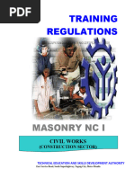 Masonry NC II Training Regulations | PDF | Competence (Human Resources ...