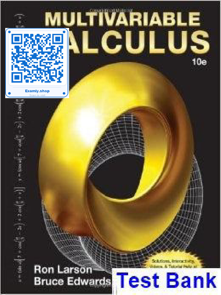 Solution Manual for Multivariable Calculus 10th Edition Larson Edwards ...