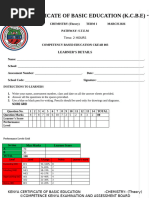 Chemistry New 2026 Curriculum Design For Grade 10 by KICD | PDF