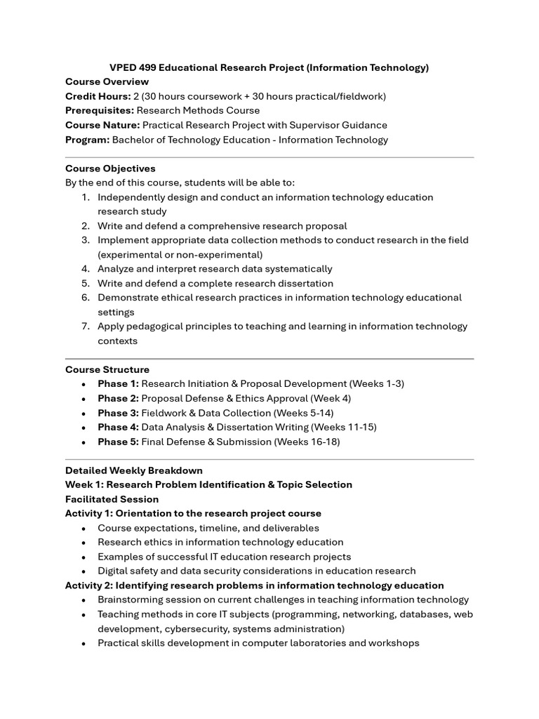 Educational Research Project - Final & Detailed | PDF | Qualitative ...
