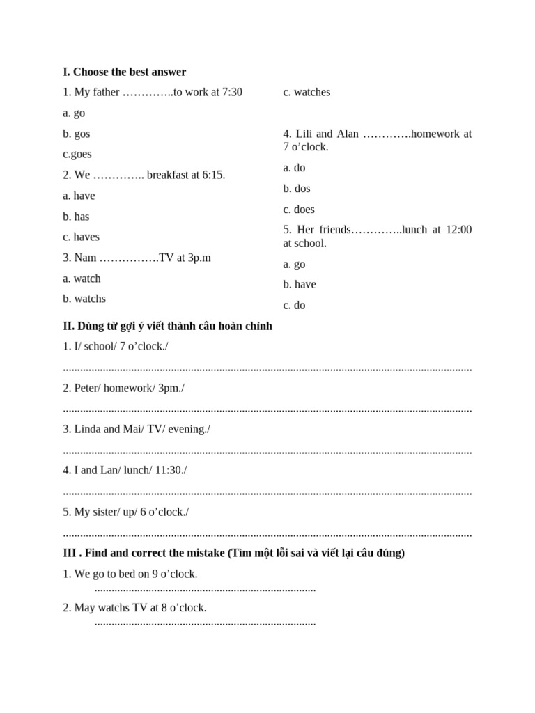 I. Choose The Best Answer | PDF
