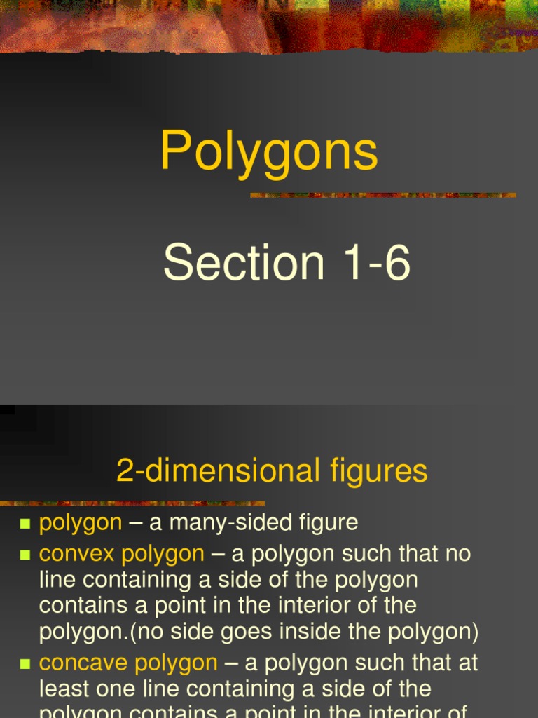 Understanding Polygons: Types and Properties | PDF