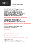 Eucharistic Prayer II for Concelebration | PDF | Eucharist | Catholic ...