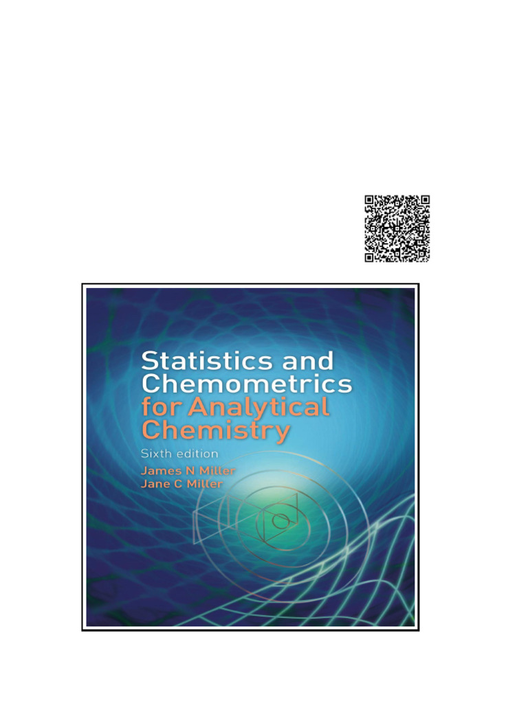 Statistics and Chemometrics For Analytical Chemistry 6th Edition | PDF ...