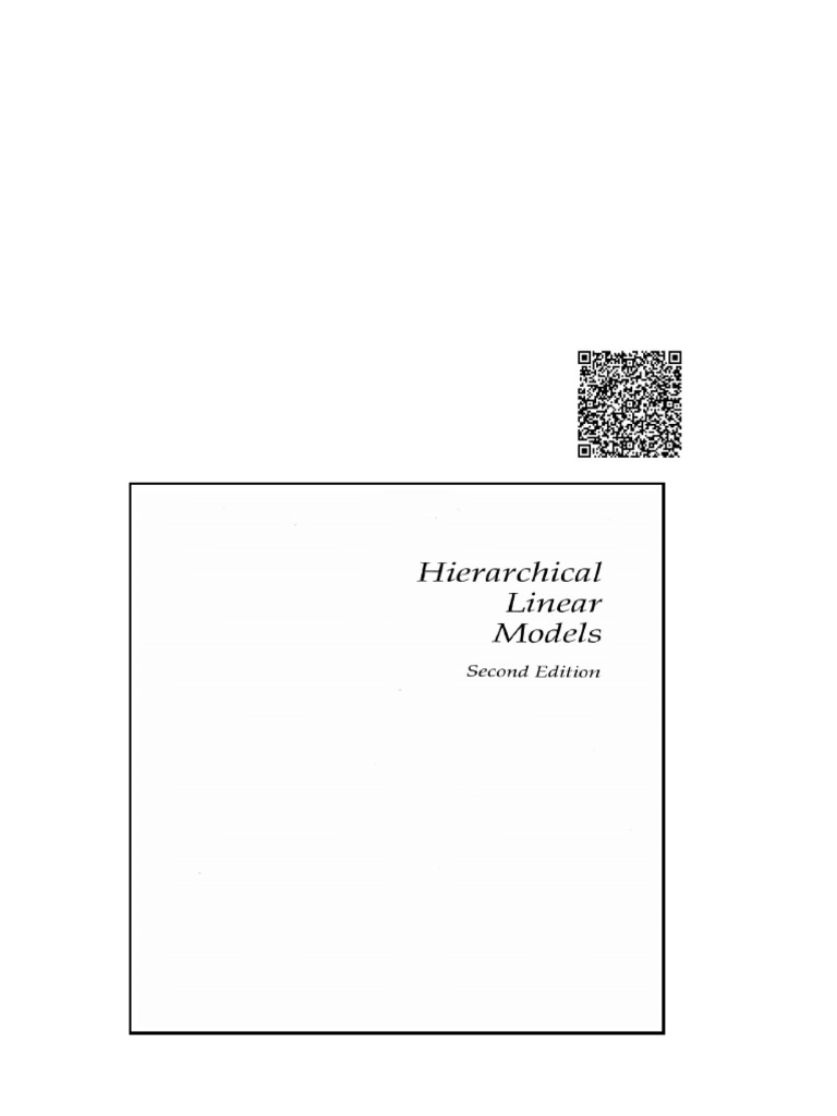 Hierarchical Linear Models Applications and Data Analysis Methods 2nd ...