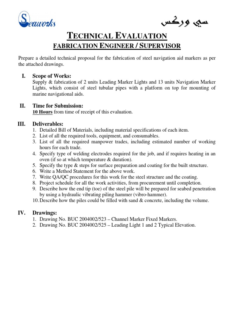 Technical Proposal for Navigation Markers | PDF