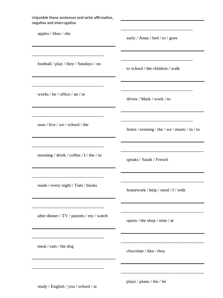 Unjumble These Sentences | PDF | Chess Openings | Chess