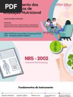 Triagem de Risco Nutricional NRS 2002 | PDF | Nutrição | Dieta e Nutrição