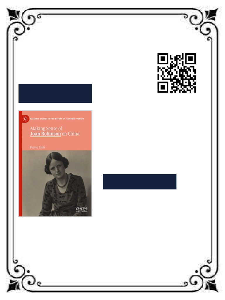 Making Sense of Joan Robinson on China Pervez Tahir eBook 2026 premium ...