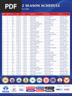 IPL 2023 Match Schedule PDF Download | PDF | Ball And Bat Games ...