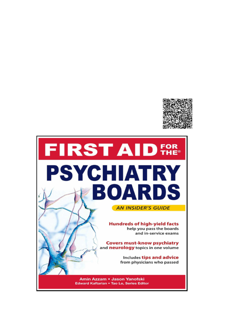 First Aid for the Psychiatry Boards Amin Azzam Jason Yanofski Edward ...