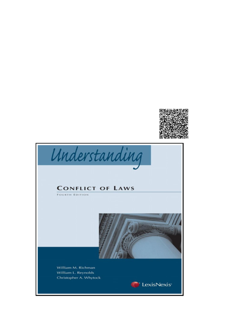 Understanding Conflict of Laws 4th Edition William M. Richman & William ...