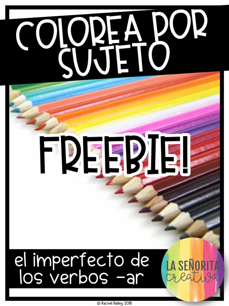 ImperfectTenseRegularARVerbsSpanishVerbConjugationColoringSubPlan-1 | PDF
