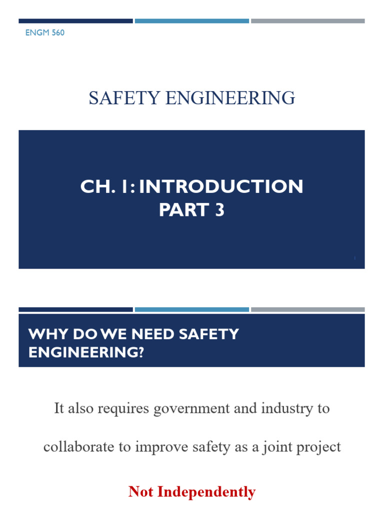 Safety Engineering Part 3 | PDF