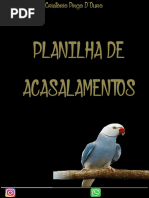 Tabela de Anilhas FOB 2025 | PDF | Aves | Ornitologia