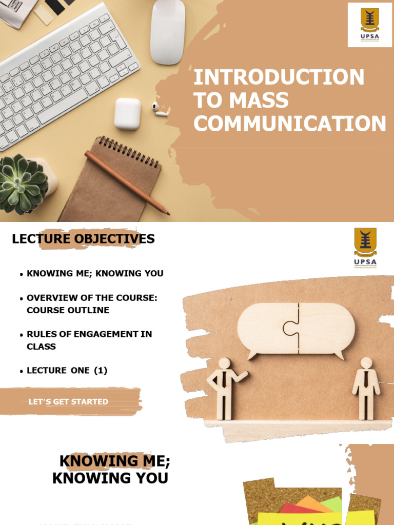 (Lecture Slide) Intro to Mass Communication (Wk 1) | PDF ...