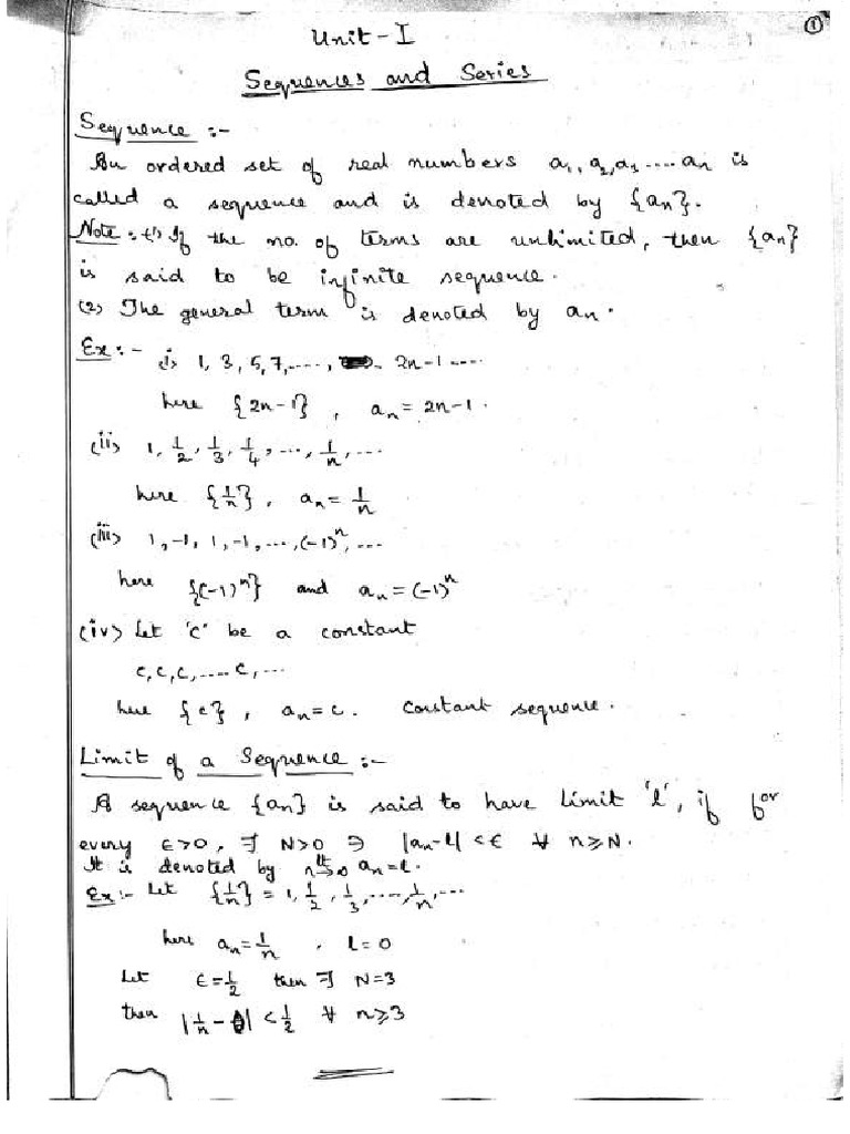 Mathematics-i_unit 1 - 5 (Complete) | PDF