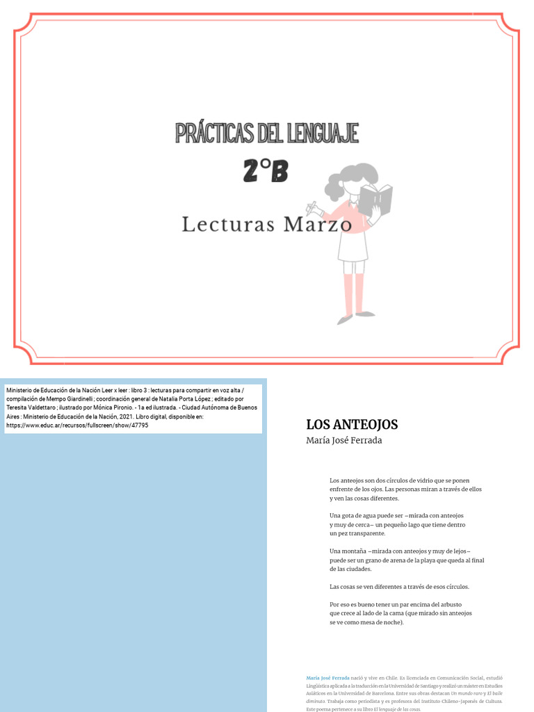 Apunte MARZO - 2dob - Prácticas Del Lenguaje - Ariganello | PDF