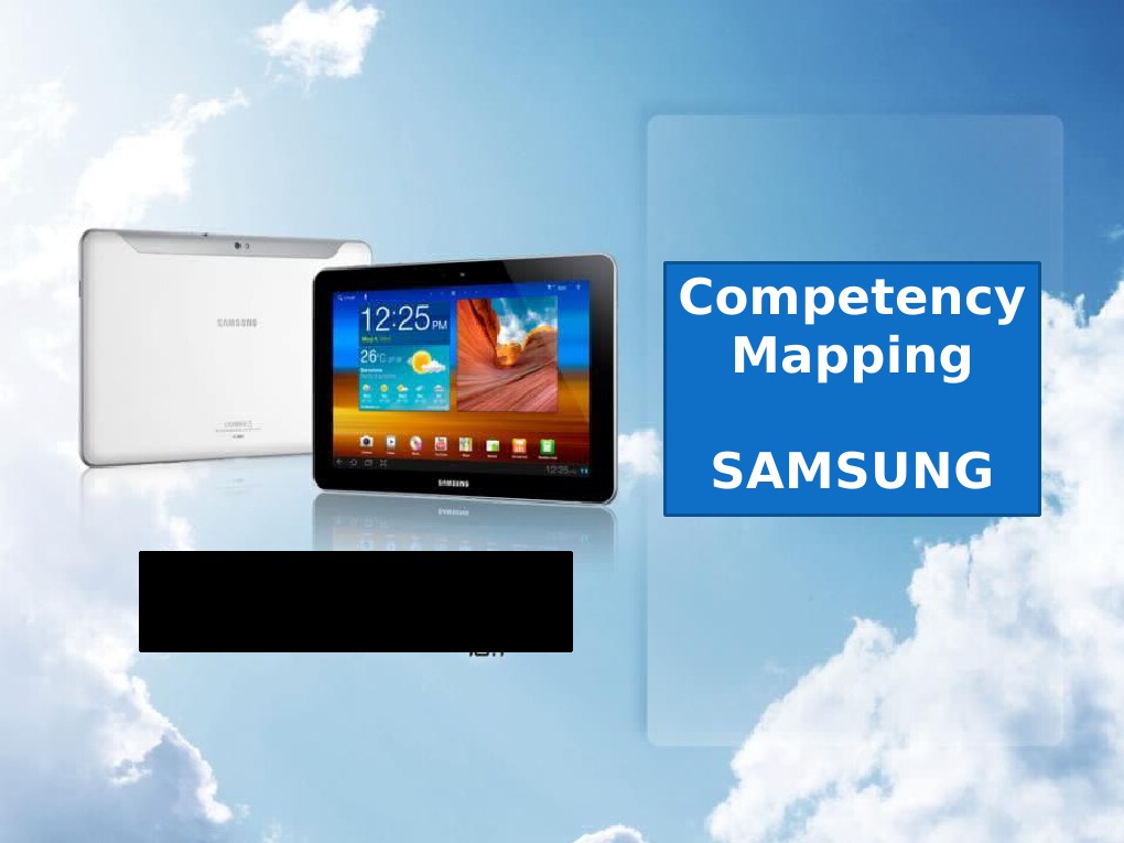 Competency Mapping | PDF | Samsung | Strategic Management