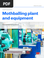 Mothballing Guidelines for Plant Equipment | PDF | Corrosion | Pipe ...