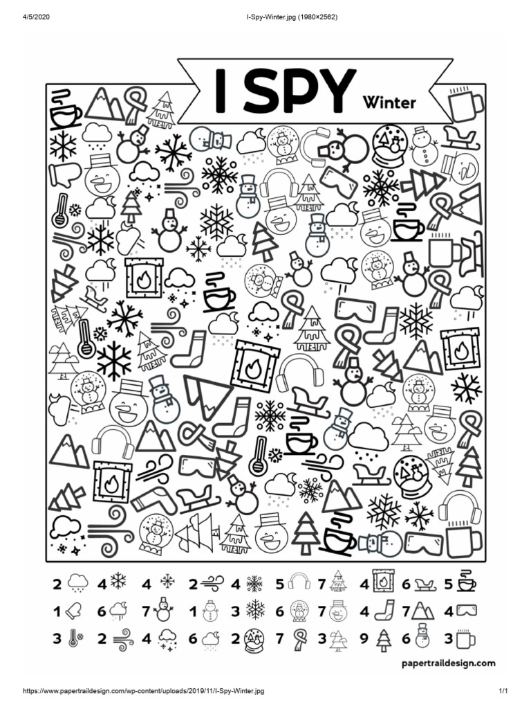I Spy Winter | PDF