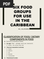Caribbean Six Food Groups Overview | PDF