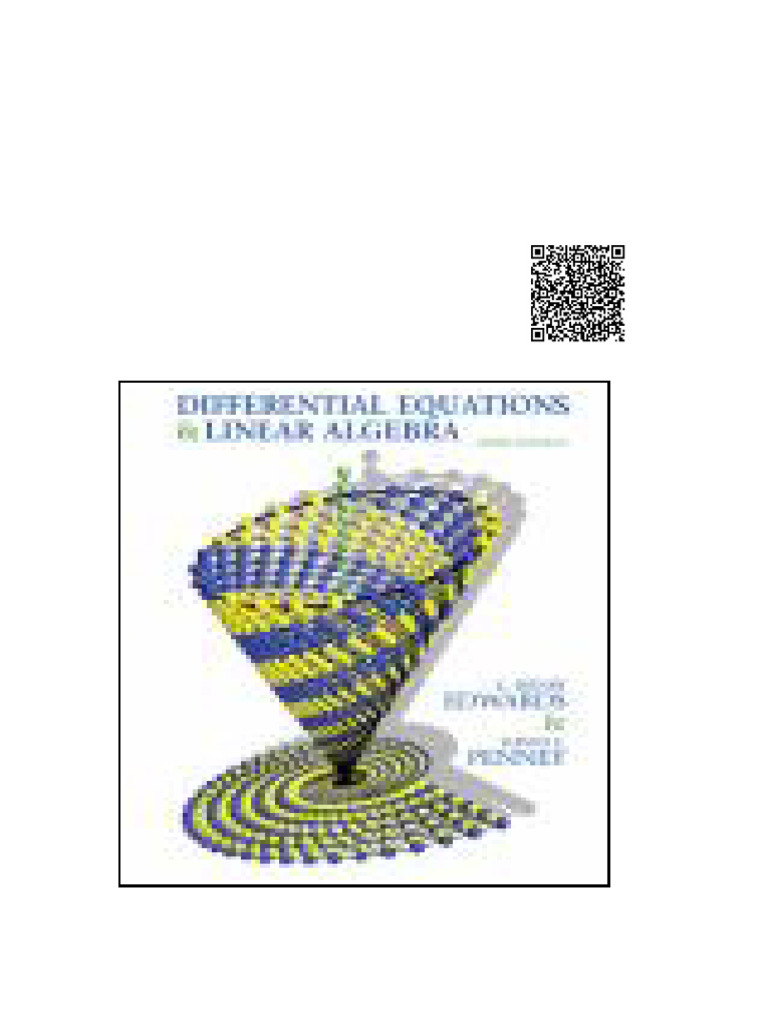 Differential Equations and Linear Algebra 3rd Editon | PDF