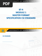 CSI MasterFormat Overview and Updates | PDF | Specification (Technical ...