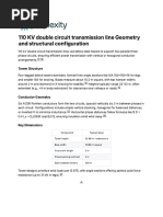 Double Circuit Distribution Line Design | PDF | Framing (Construction ...
