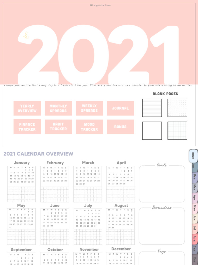 2021 Digital Planner (Peach) | PDF | Chess Theory | Chess