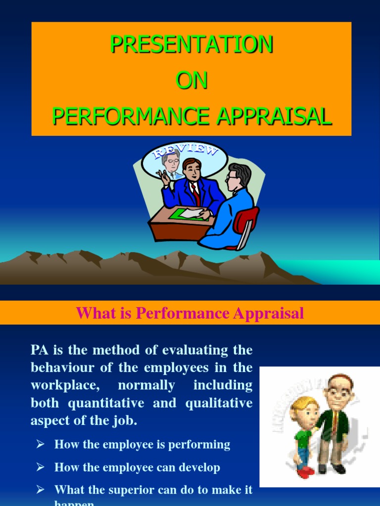 Presentation ON Performance Appraisal | PDF | Performance Appraisal | Behavioural Sciences