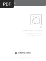 9701 Chemistry Data Booklet 2025 | PDF | Amine | Chemistry