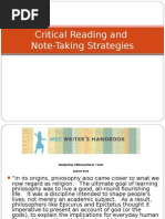7 Critical Reading Strategies | PDF | Argument | Reading (Process)