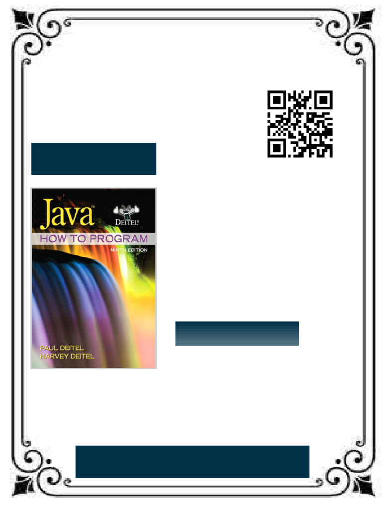 Java How To Program 9th Edition by Paul Deitel, Harvey M Deitel ISBN ...