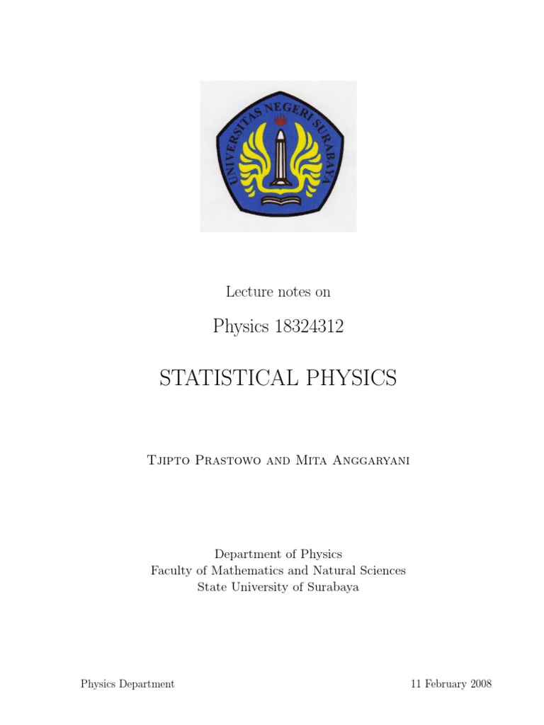 Fisika Statistik | PDF | Boson | Heat