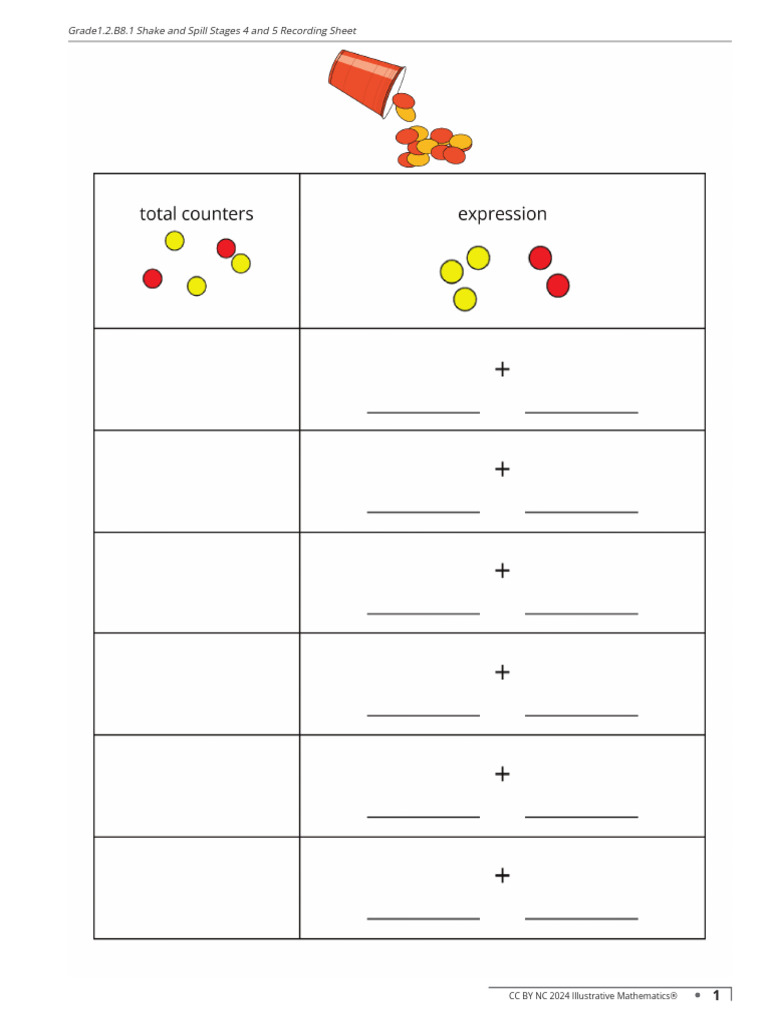 Grade1 2 8 Lesson Blackline Masters | PDF