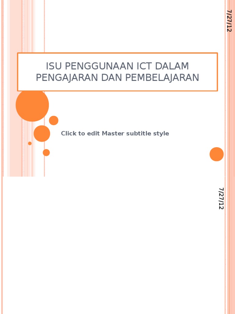 Isu Penggunaan Ict Dalam Pengajaran Dan Pembelajaran | PDF