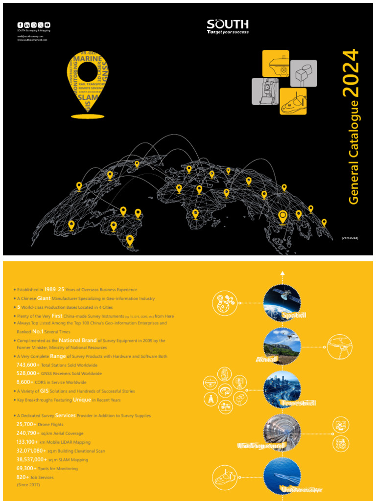 South Survey General Catalogue 2024 | PDF | Flow Measurement | Radar